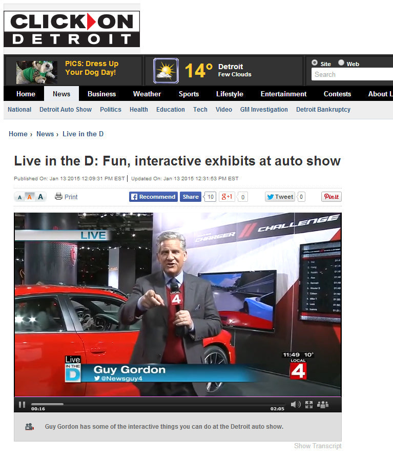 2015 North American International Auto Show | Dodge Charger Simulator