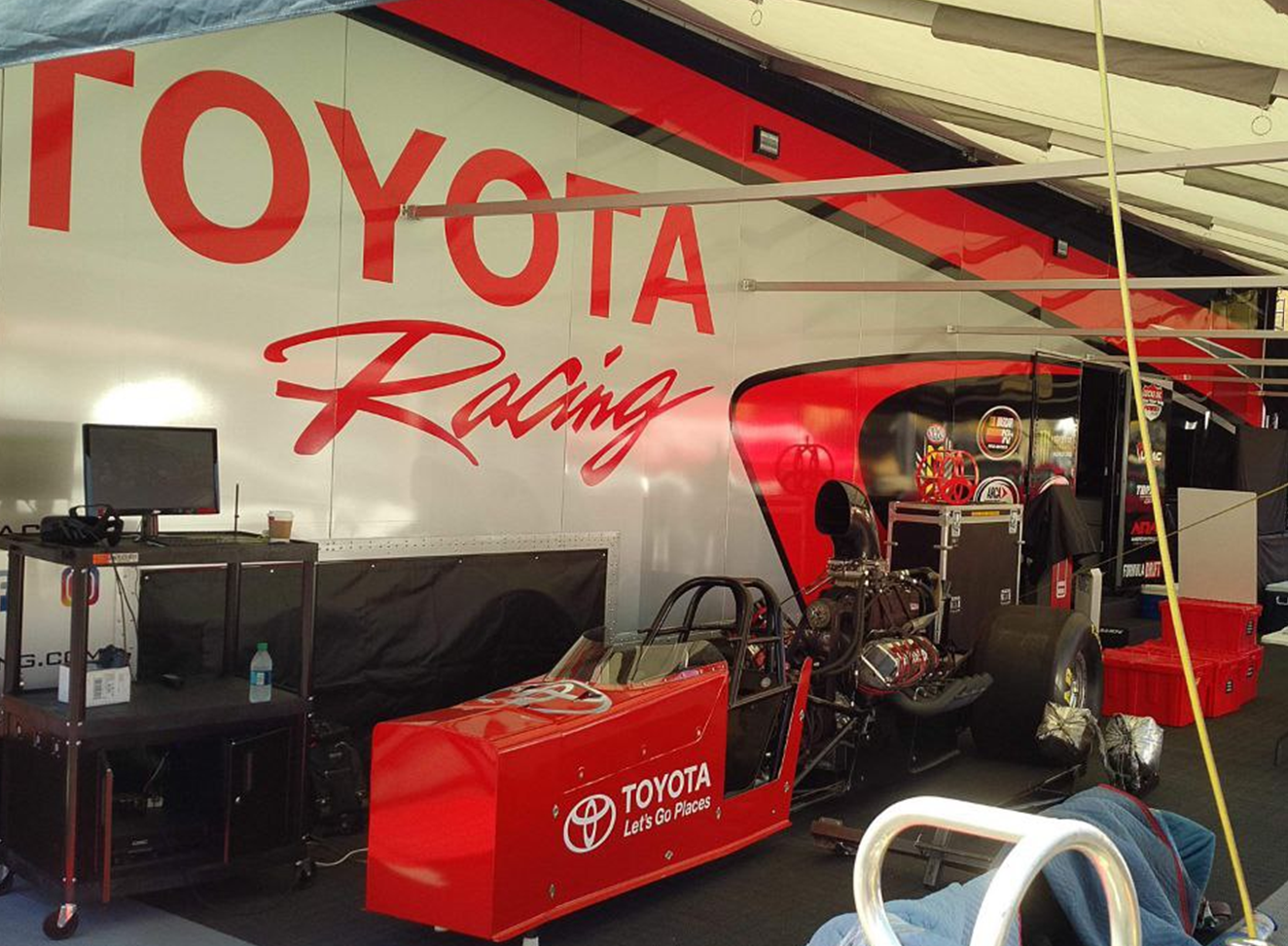 Toyota NHRA VR Drag Racing Simulator Experience